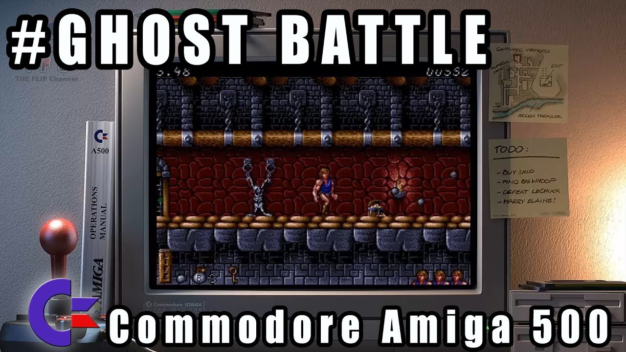 Video: Ghost Battle – Commodore Amiga 500 Gameplay Demo – Retro