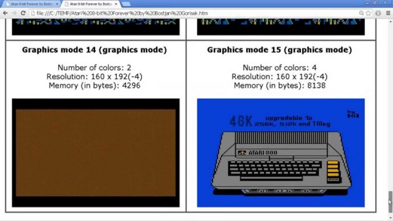 Programming the Atari XL/XE – Part 9 – Graphics Modes – RETRO