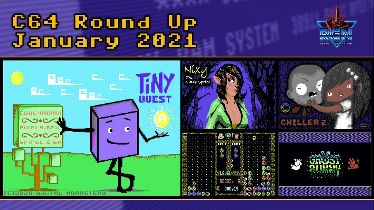RetroGamerNation: C64 Round Up: January 2021 featuring Tiny Quest & 2 exclusive sneak previews ...
